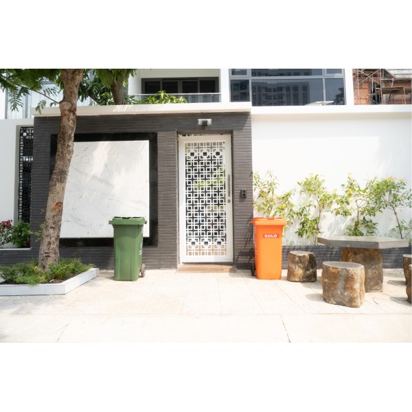 Thùng Rác Công Cộng 2 Bánh Xe Sulo 240L